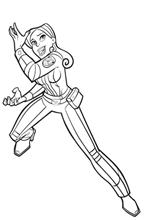 Kleurplaat Rox Sketch Coloring Page